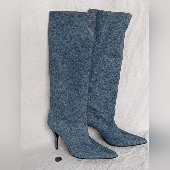 Walter Steiger | Shoes | Vintage Walter Steiger Denim Boots | Poshmark